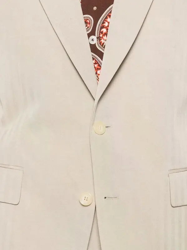 FURSAC Buttoned Single-breasted Suit - Neutrals