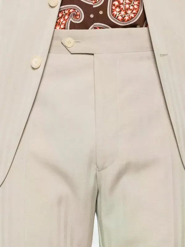FURSAC Buttoned Single-breasted Suit - Neutrals