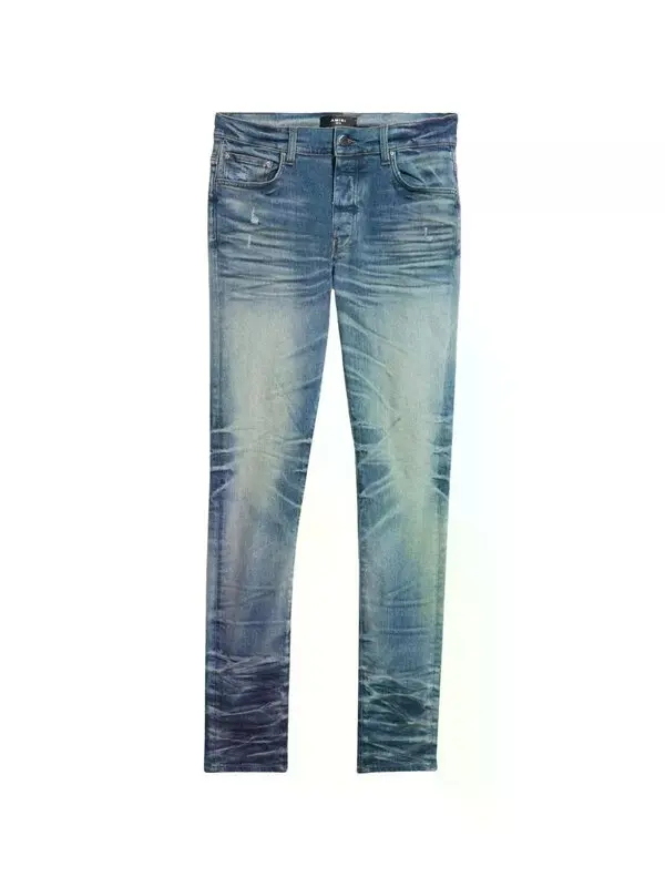 Amiri Stack Honeycomb Indigo Jeans
