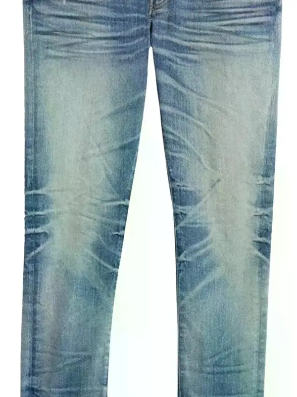 Amiri Stack Honeycomb Indigo Jeans
