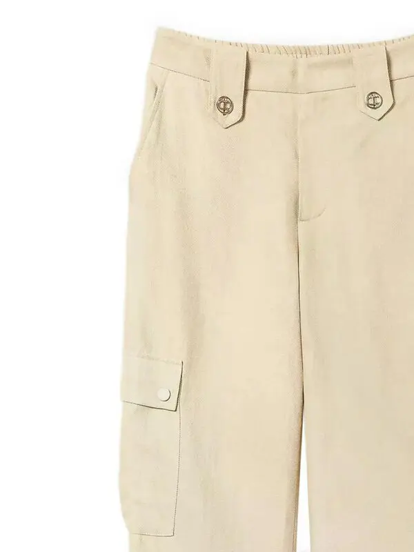 TWINSET Twill Cargo Trousers