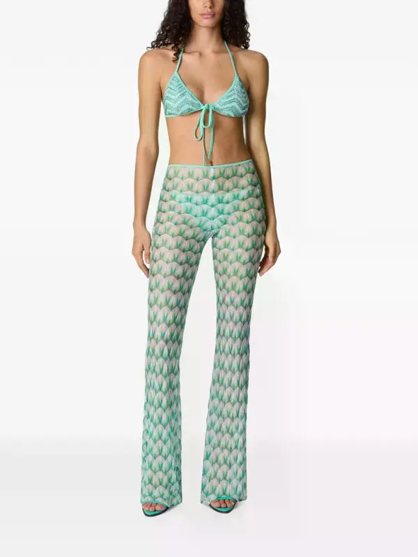 Missoni Abstract-print Beach Trousers - White