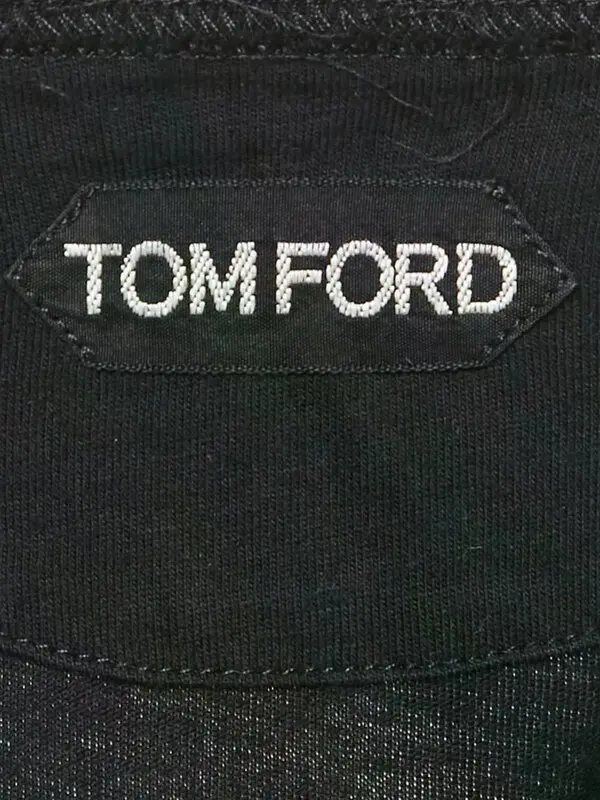 TOM FORD Cotton Crew Neck Pocket T-shirt - Black