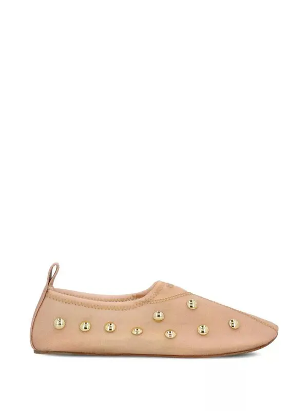 Chloé Studded Ballet Flats - Neutrals
