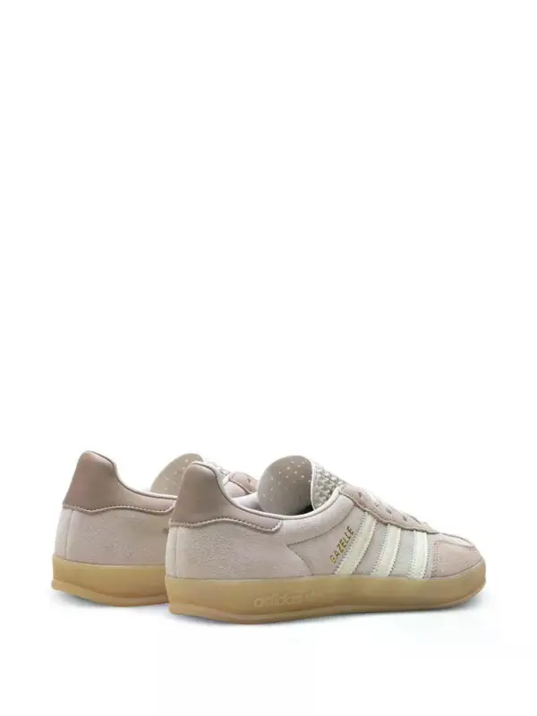 Adidas Gazelle Indoor Logo-lettering Sneakers - Neutrals