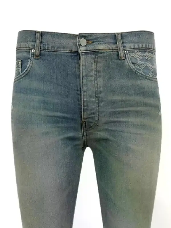 Amiri Quad Contrast Antique Indigo Jeans