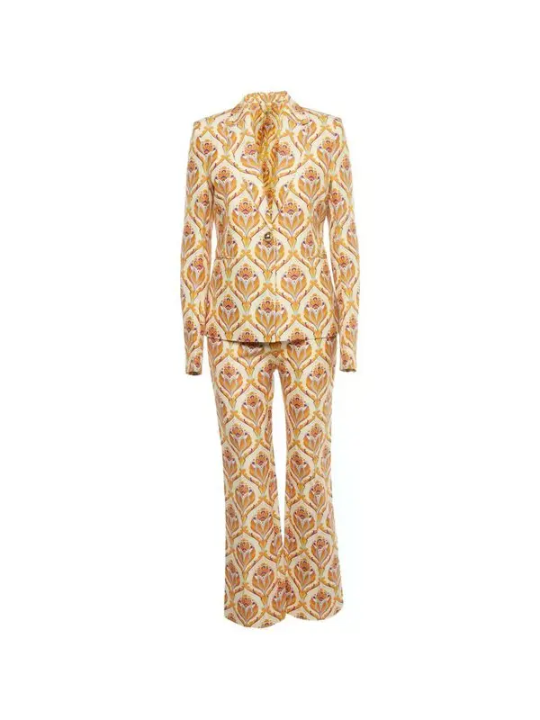 Rabanne Geometric Print Suit