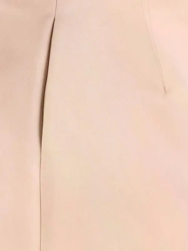 Chloé Mini Skirt With Vertical Stitching - Neutrals