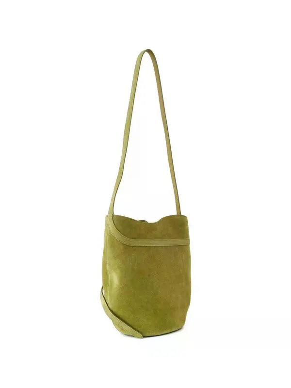 LIFFNER Buckle Calf Suede Bucket Bag