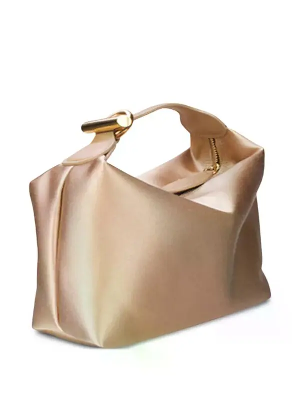 LIFFNER Pillow Pouch Tote Bag With Golden Hardware - Neutrals