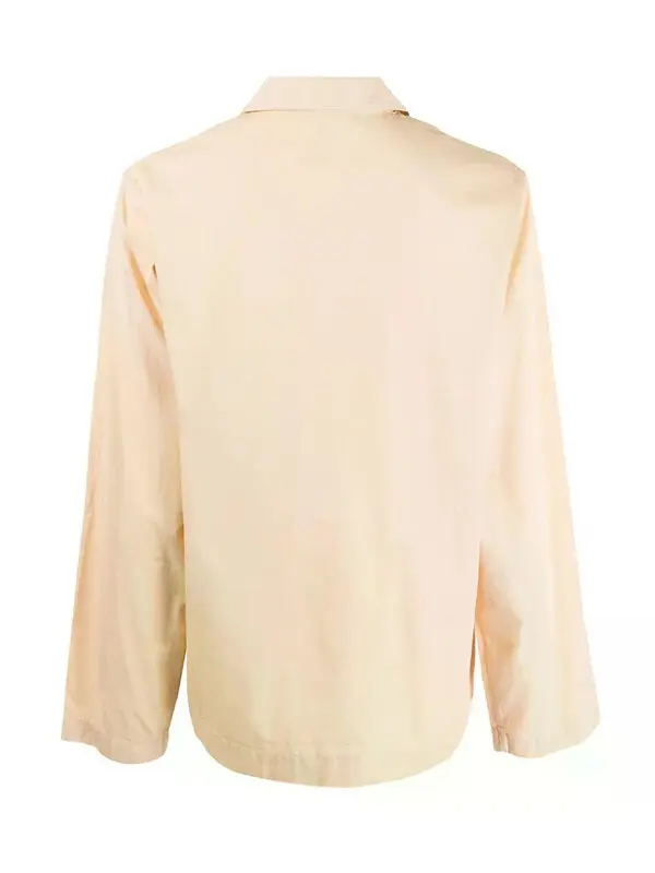 TEKLA Poplin Long-sleeve Pajama Shirt