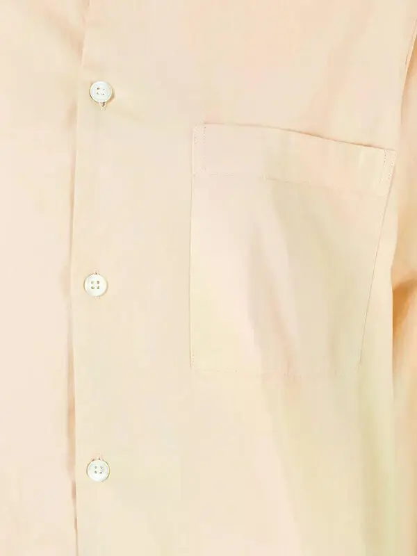 TEKLA Poplin Long-sleeve Pajama Shirt