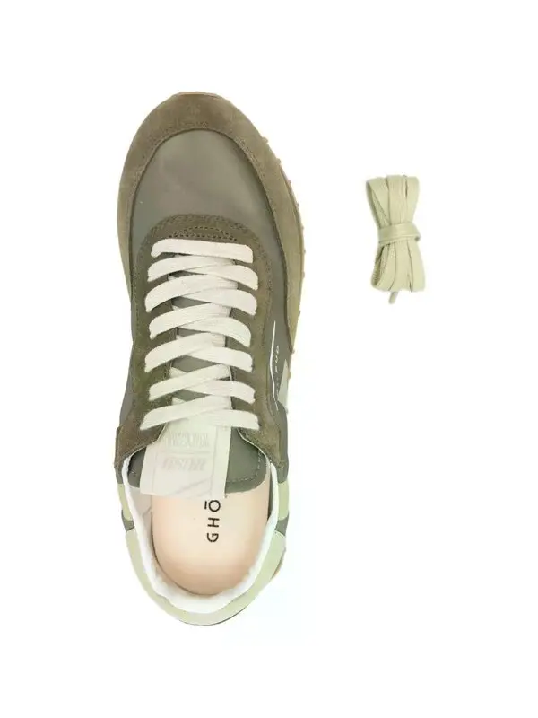 GHOUD VENICE Panelled Sneakers - Green