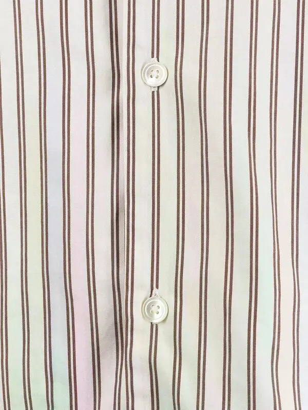 TEKLA Striped Poplin Pajama Shirt