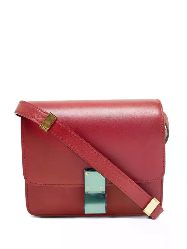 Celine Box Crossbody Bag - Red