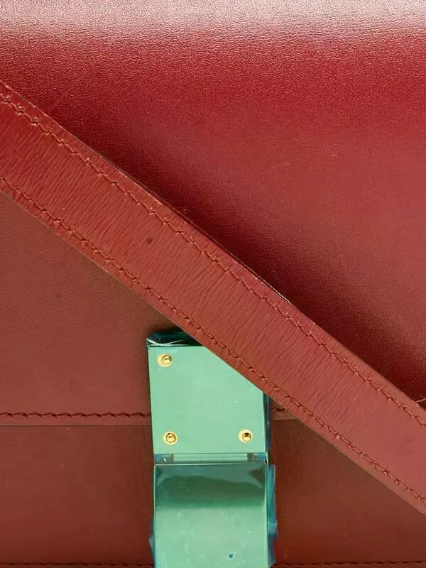 Celine Box Crossbody Bag - Red