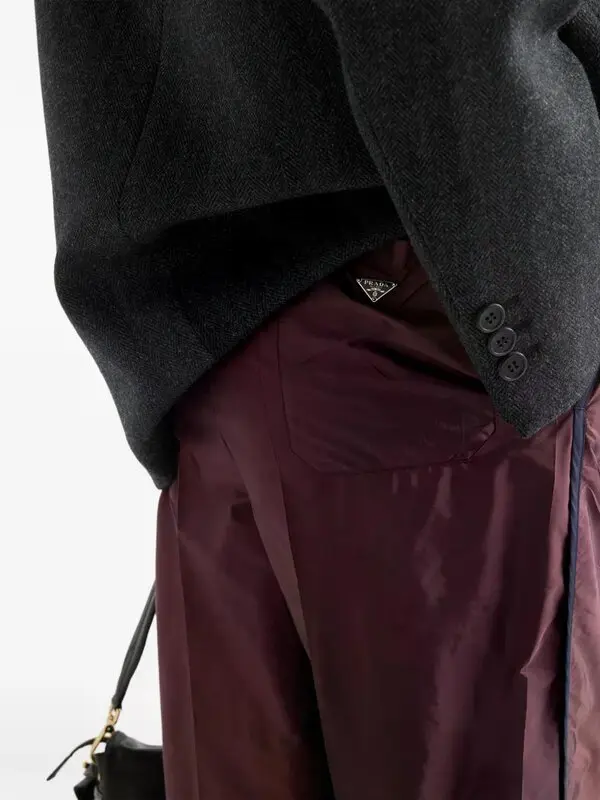 Prada Re-nylon Trousers - Red