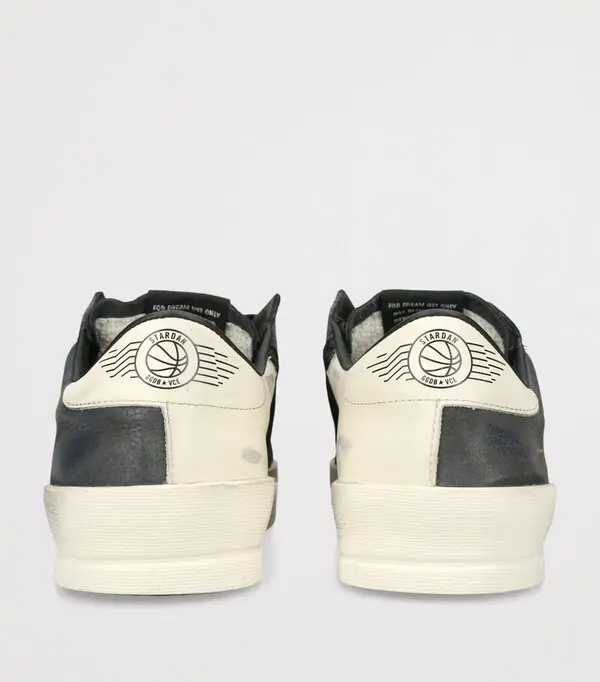 GOLDEN GOOSE Suede Distressed Stardan Sneakers - Grey