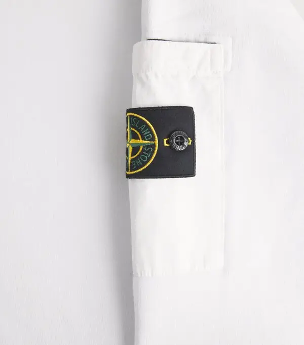 Stone Island Cotton Utility-pocket Sweatshirt - Blue