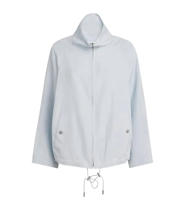 Sandro Embroidered Funnel-neck Jacket