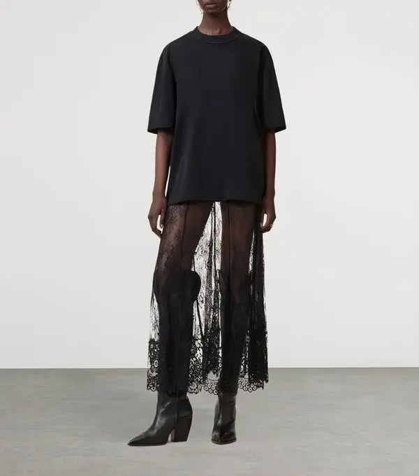 ALLSAINTS Lace Arran Maxi Skirt