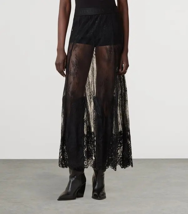 ALLSAINTS Lace Arran Maxi Skirt