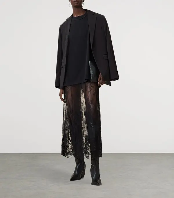 ALLSAINTS Lace Arran Maxi Skirt