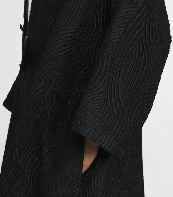 Eskandar Silk-wool Blend Stand-collar Coat