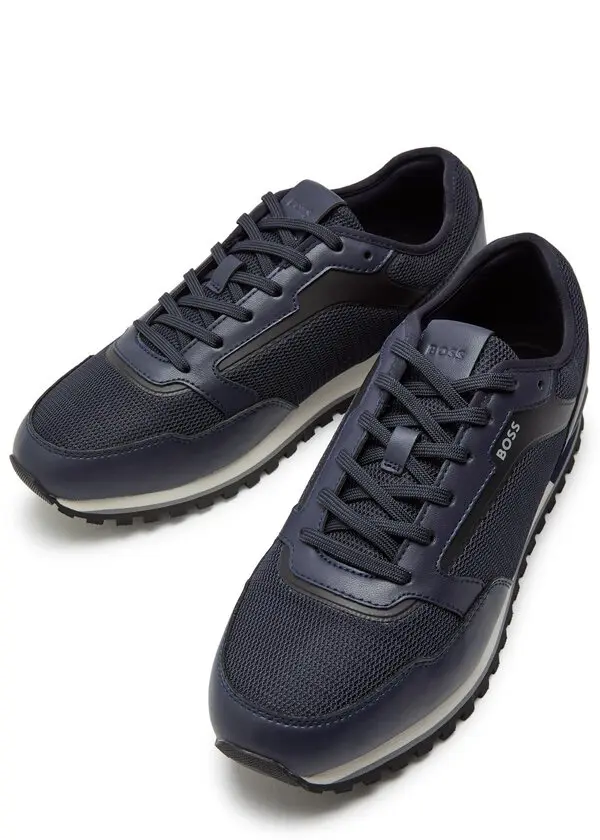 BOSS Parkour Panelled Mesh Sneakers