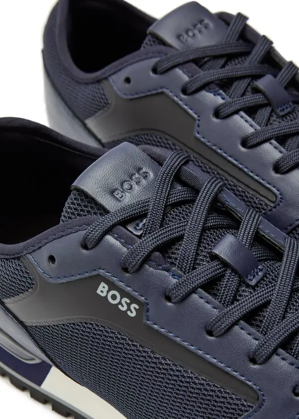 BOSS Parkour Panelled Mesh Sneakers