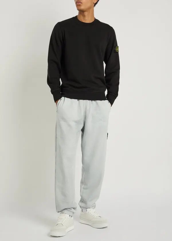 Stone Island Logo Cotton Sweatshirt