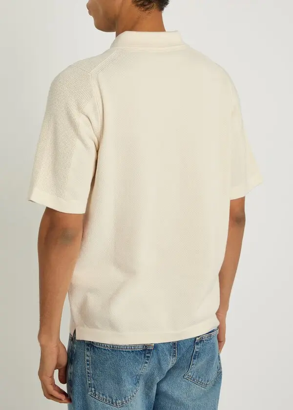 Stone Island Piqué Cotton Polo Shirt