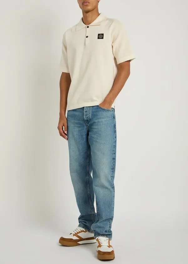 Stone Island Piqué Cotton Polo Shirt