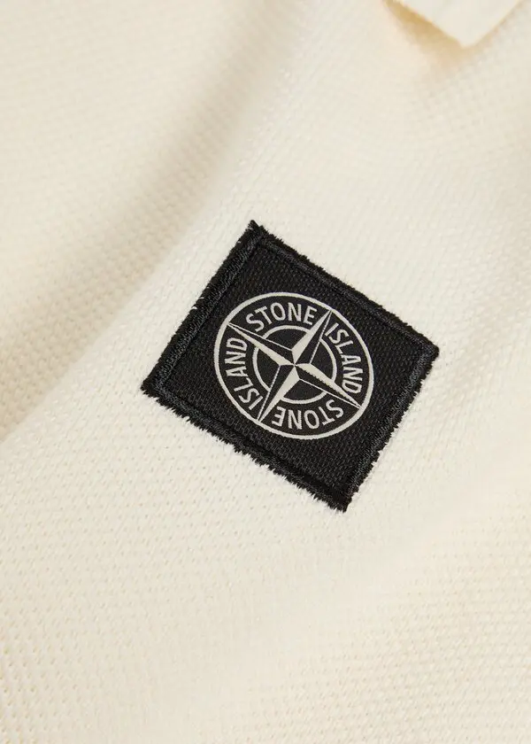 Stone Island Piqué Cotton Polo Shirt