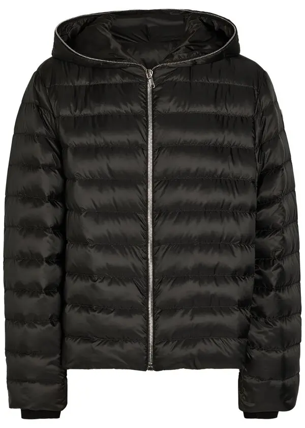 Rick Owens X Moncler Ziplock Hooded Padded Jacket