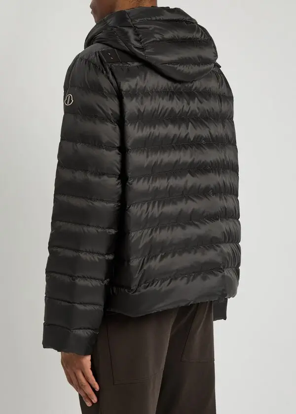 Rick Owens X Moncler Ziplock Hooded Padded Jacket