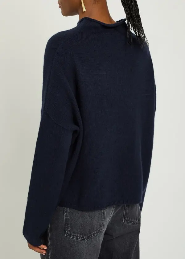 LISA YANG Sandy Funnel Neck Cashmere Jumper