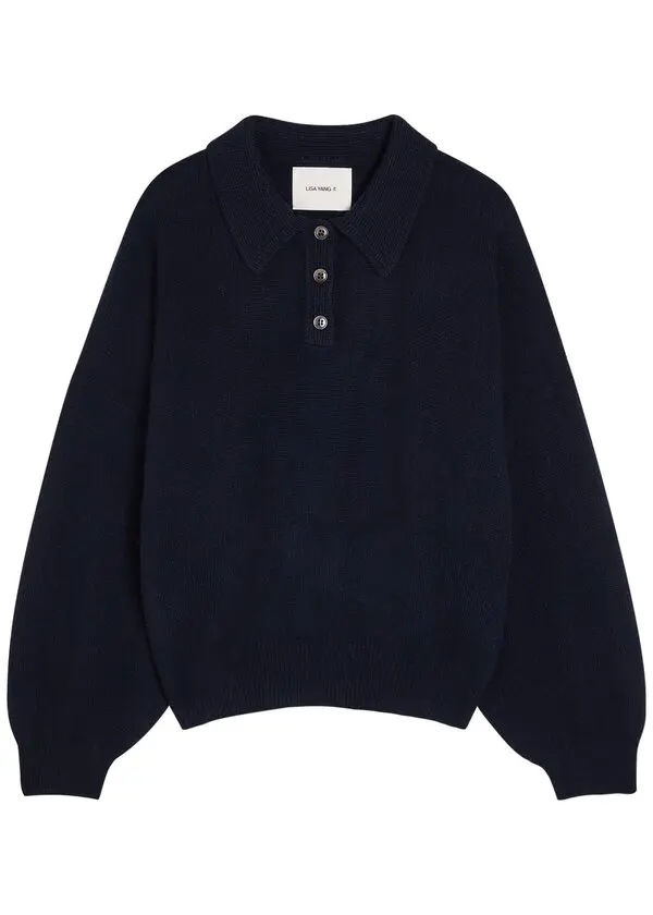 LISA YANG Cashmere Polo Jumper