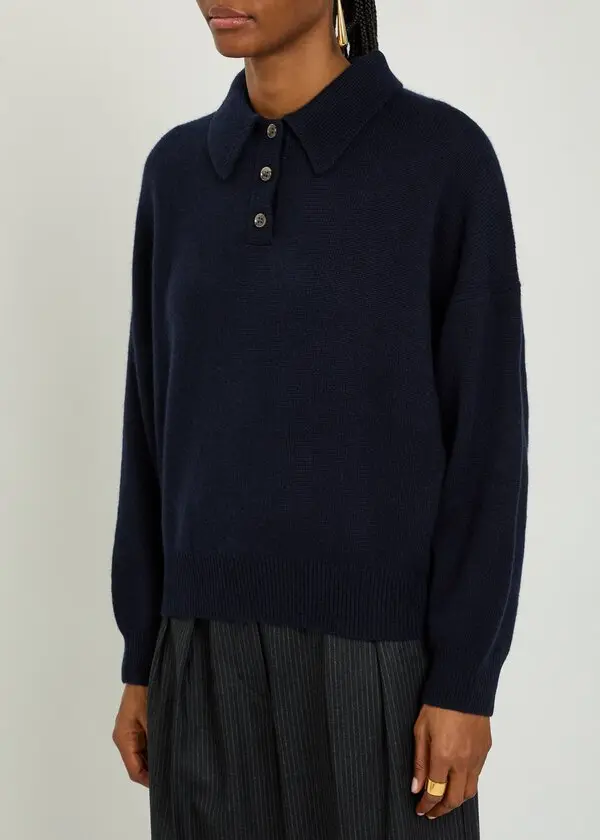 LISA YANG Cashmere Polo Jumper