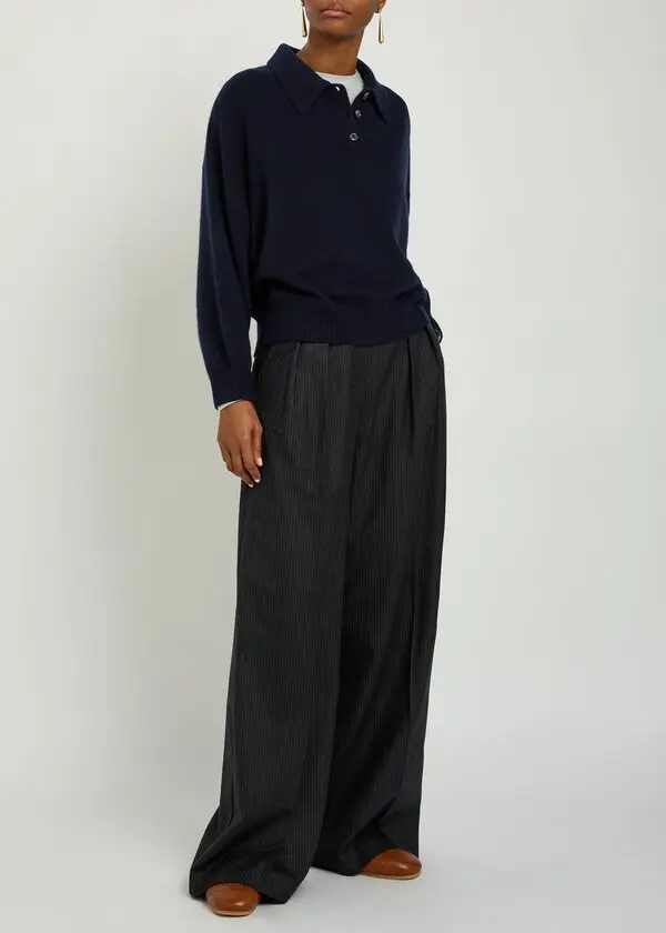 LISA YANG Cashmere Polo Jumper