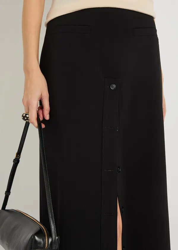COURREGES Crepe Maxi Skirt