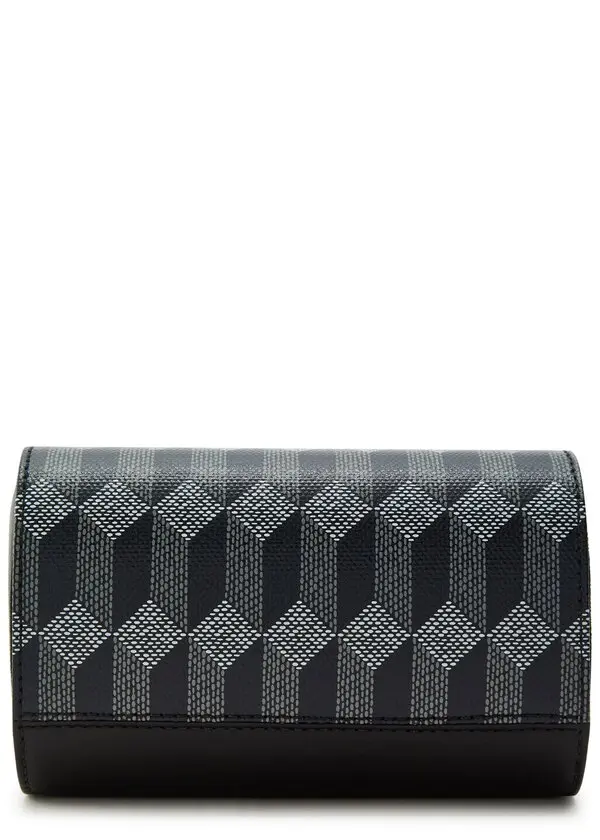 AU DEPART Printed Leather Watch Case