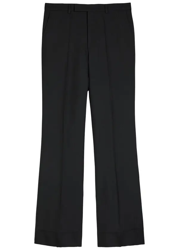 Valentino Garavani Flared-leg Twill Trousers