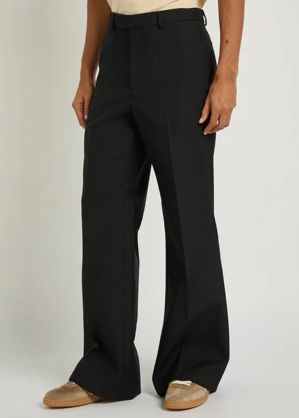 Valentino Garavani Flared-leg Twill Trousers
