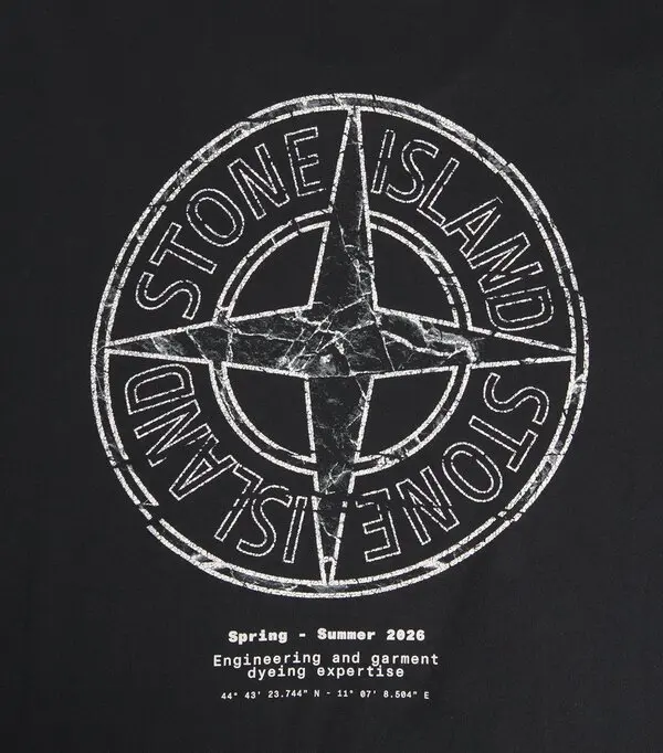 Stone Island Cotton Logo T-shirt - Black
