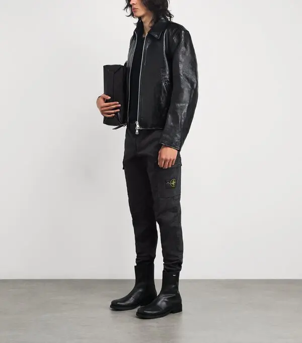 Stone Island Stretch-cotton Cargo Trousers