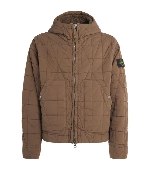 Stone Island Cotton-blend Quilted Jacket