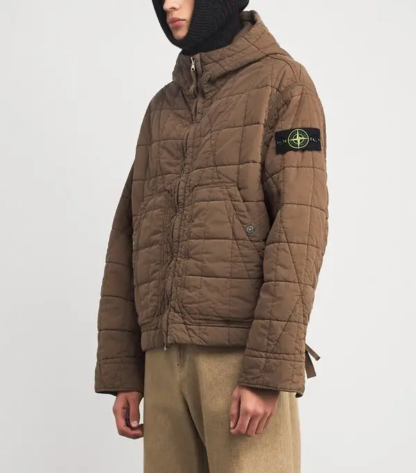 Stone Island Cotton-blend Quilted Jacket