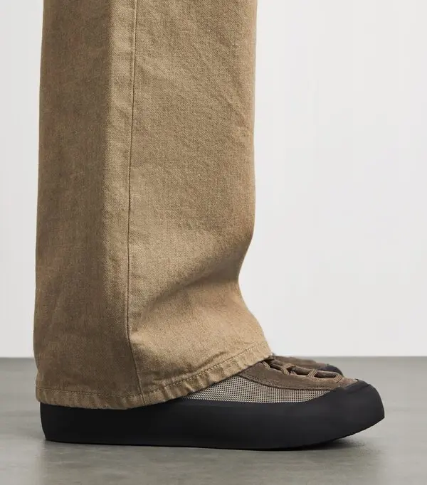 Stone Island Mesh-suede Sneakers