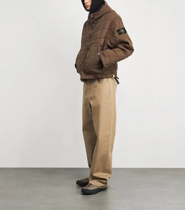 Stone Island Mesh-suede Sneakers
